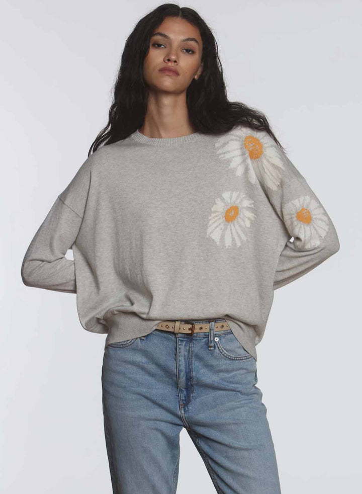 LABEL+thread Women's Graphic Harper Vee - Loden Heart Crystal LABEL+thread Women's Graphic Harper Vee - Loden Heart Crystal