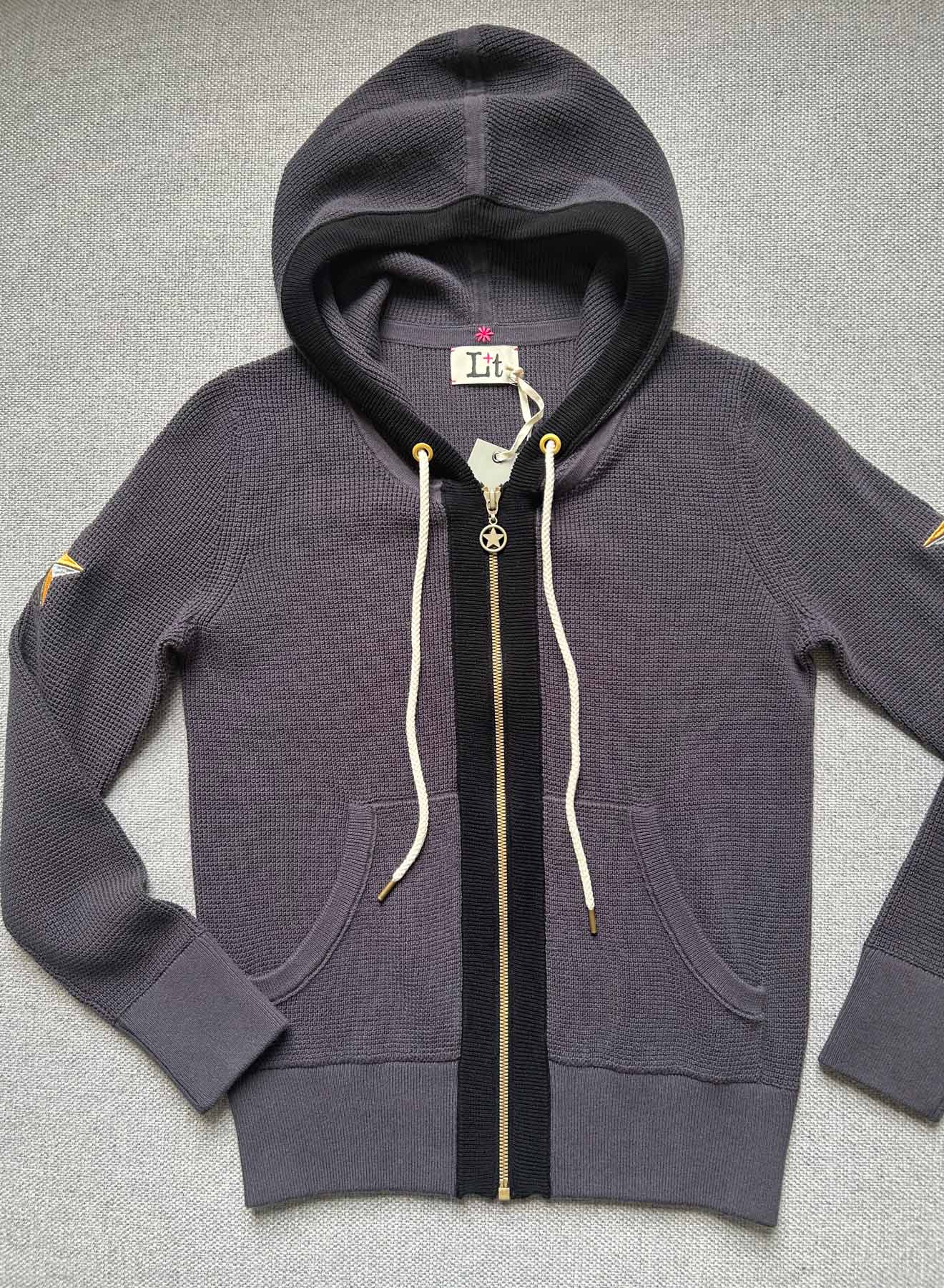LABEL+thread Women's Wanda Nova Hoodie - Graphite/black